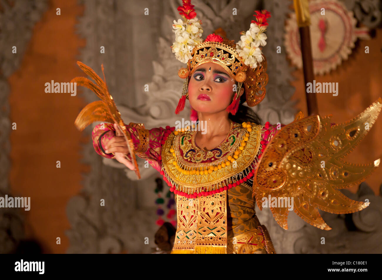 Balinese legong dancer at a cultural perormance in Ubud Stock Photo - Alamy