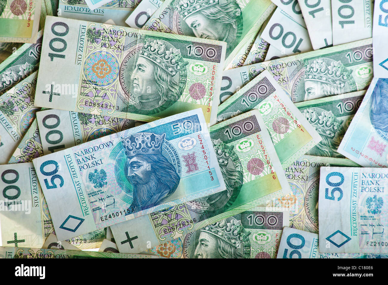 Polish paper money Stock Photo - Alamy