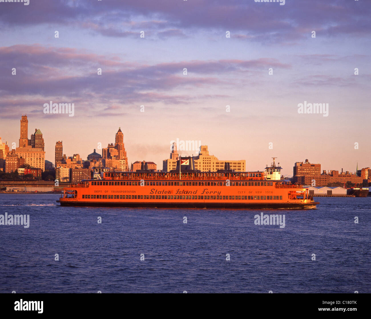 The Staten Island Ferry, Manhattan, New York City, New York State ...