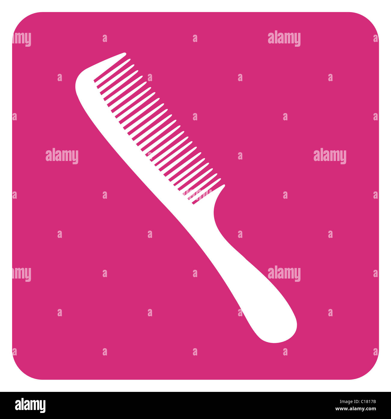 Comb icon. Vector available Stock Photo - Alamy