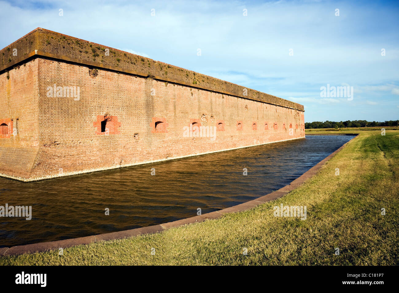 Walls of Fort Pulaski. Savannah area, Georgia Stock Photo - Alamy