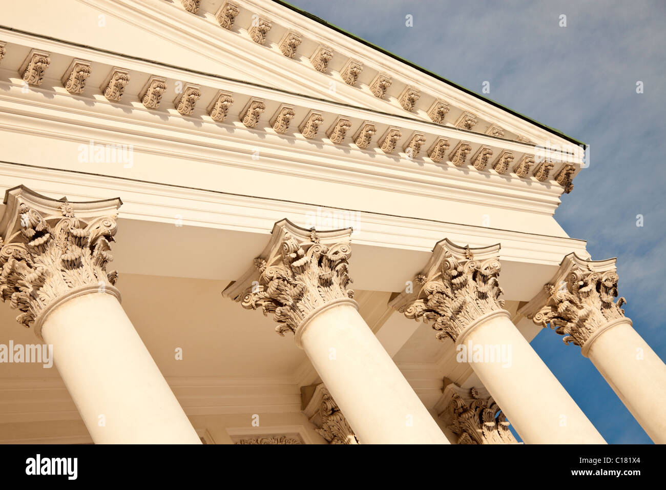 Columns of Lutheran Cathedral in Helsinki Stock Photo - Alamy