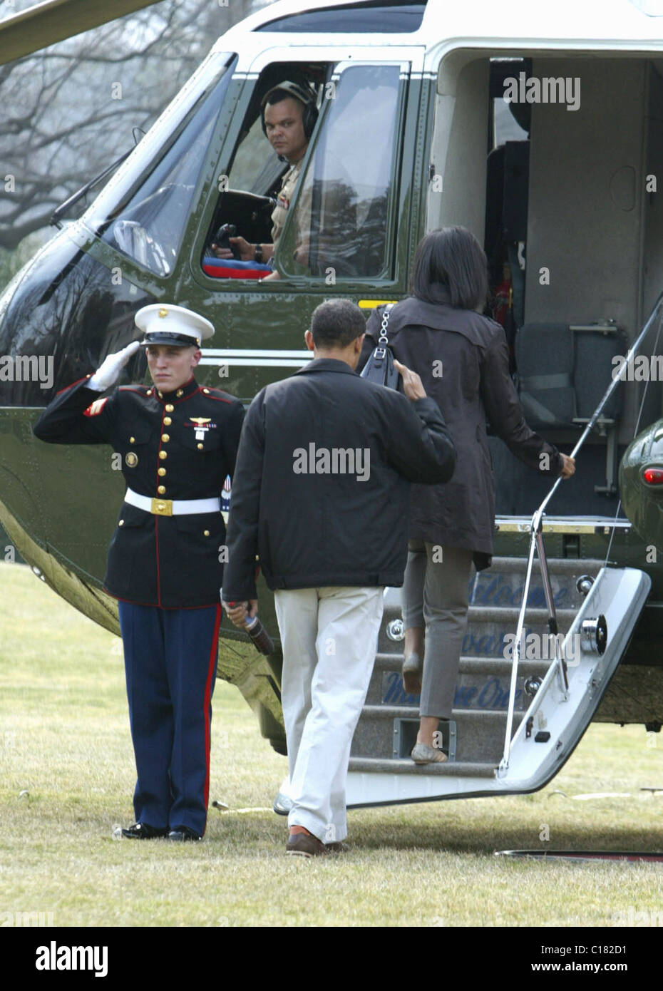 Camp david departure hi-res stock photography and images - Alamy