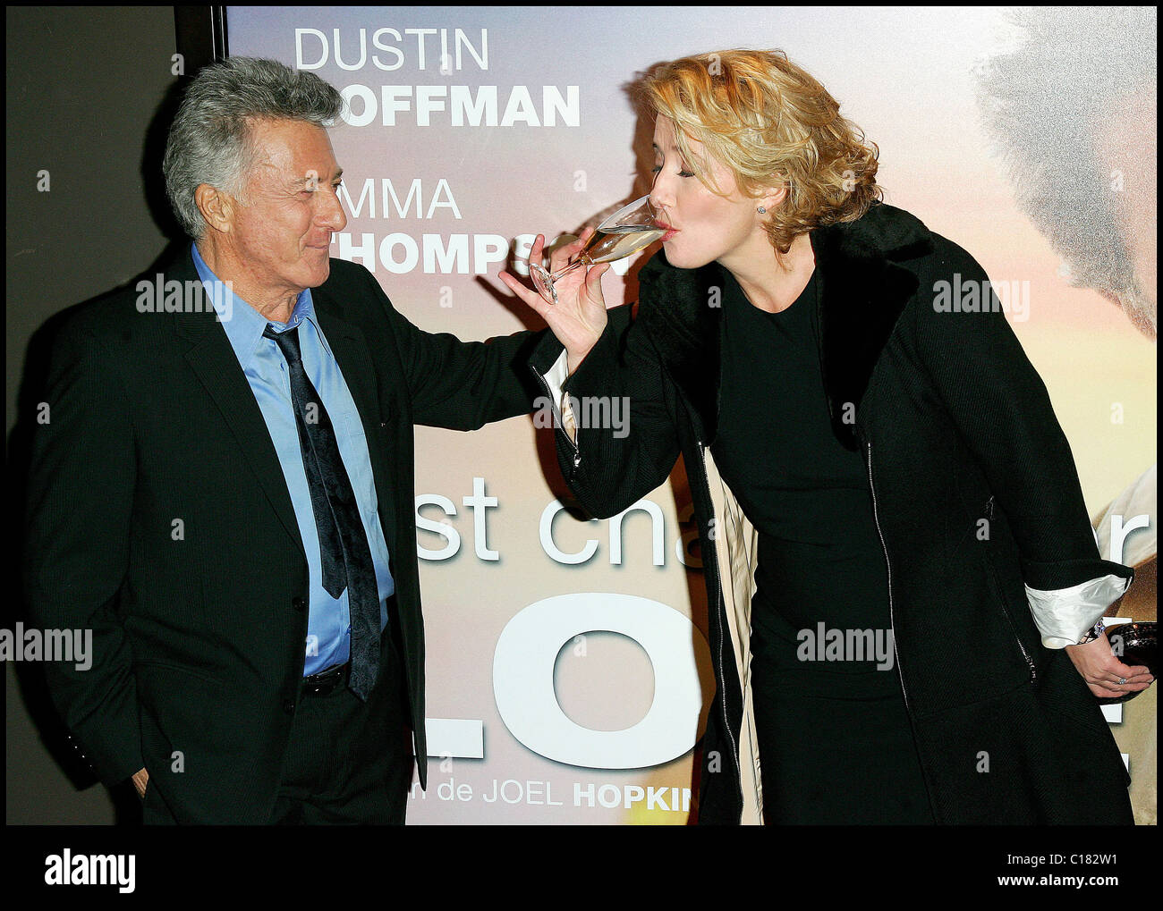 Dustin Hoffman and Emma Thompson, Premiere of 'Last Chance Harvey' held ...