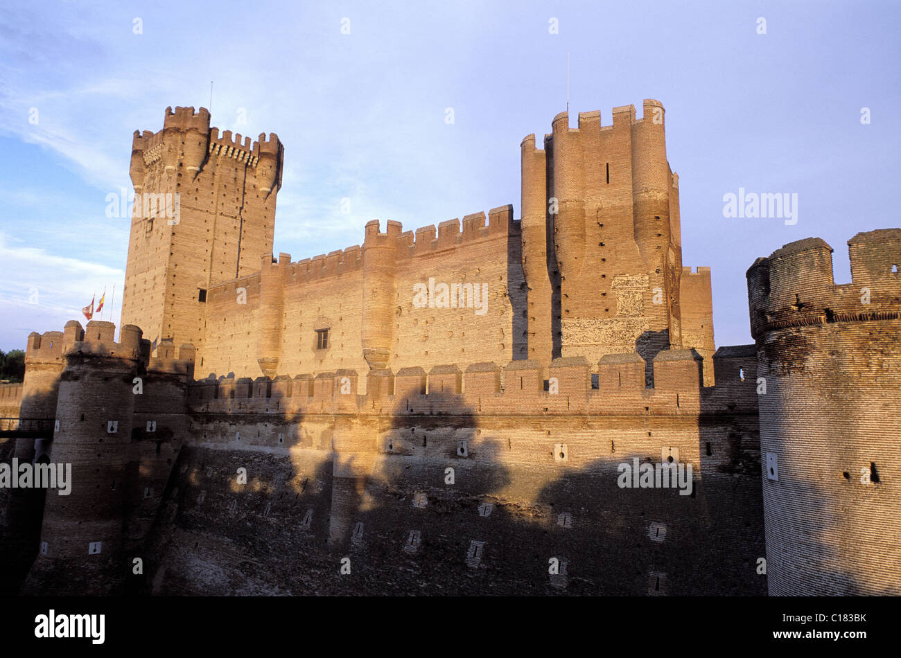 Spain, Castille-Leon Community, Medina del Campo, Mota castle, 15th ...