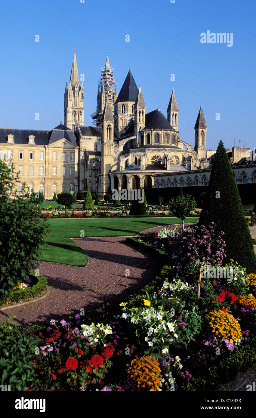 France, Calvados, Caen, l’abbaye aux hommes Stock Photo - Alamy