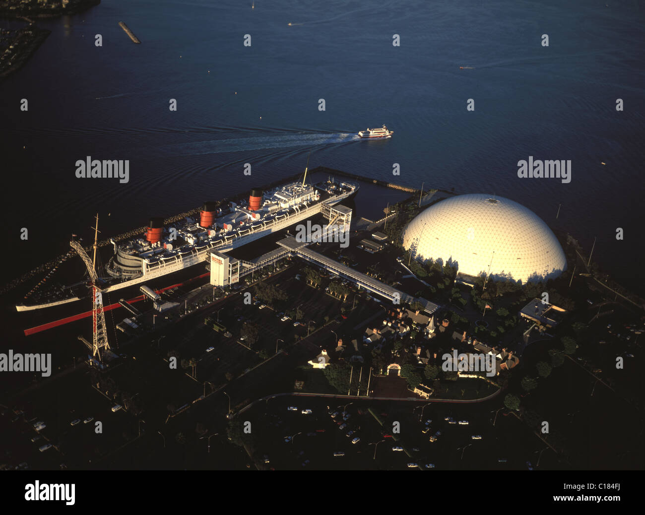 United States, California, Long Beach in Los Angeles, the Queen Marry ...