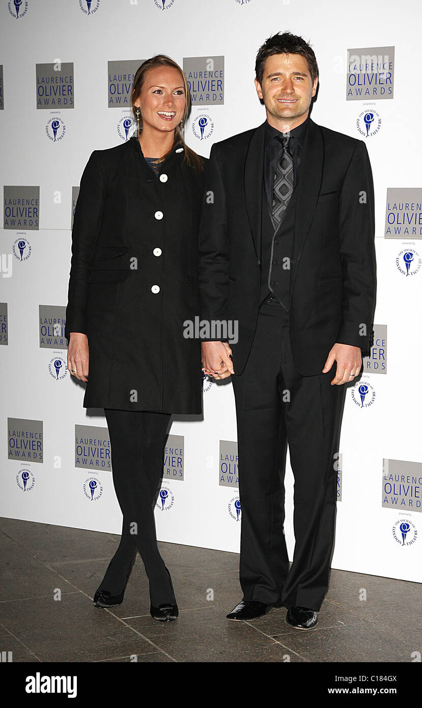 Tom Chambers and Claire Harding The Laurence Olivier Awards 2009 at ...