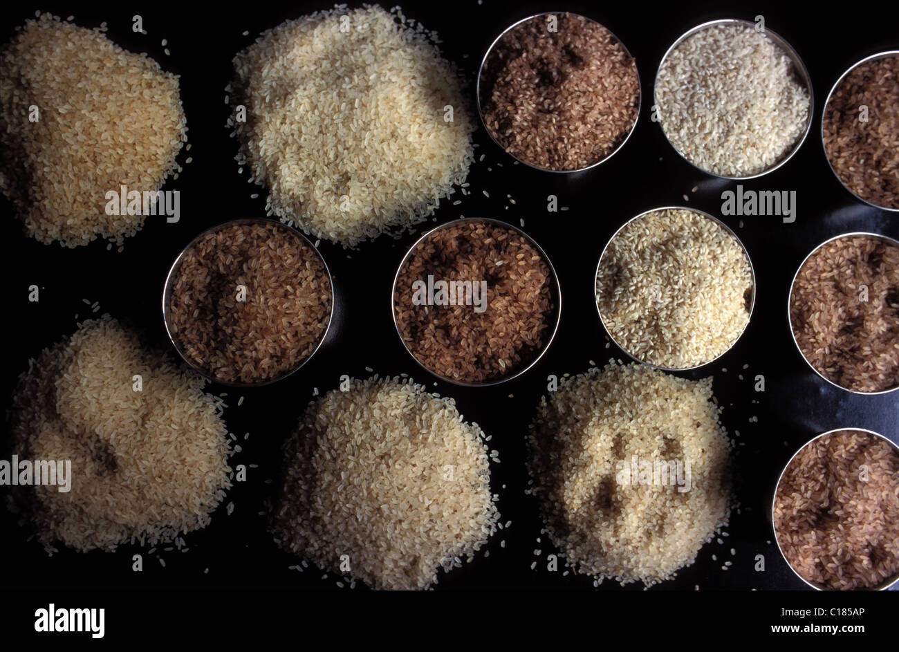 India, Kerala, rice display Stock Photo - Alamy