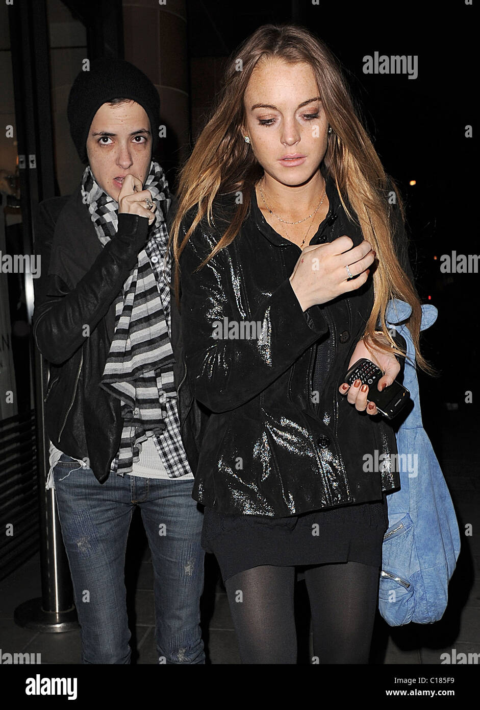 Samantha Ronson And Lindsay Lohan