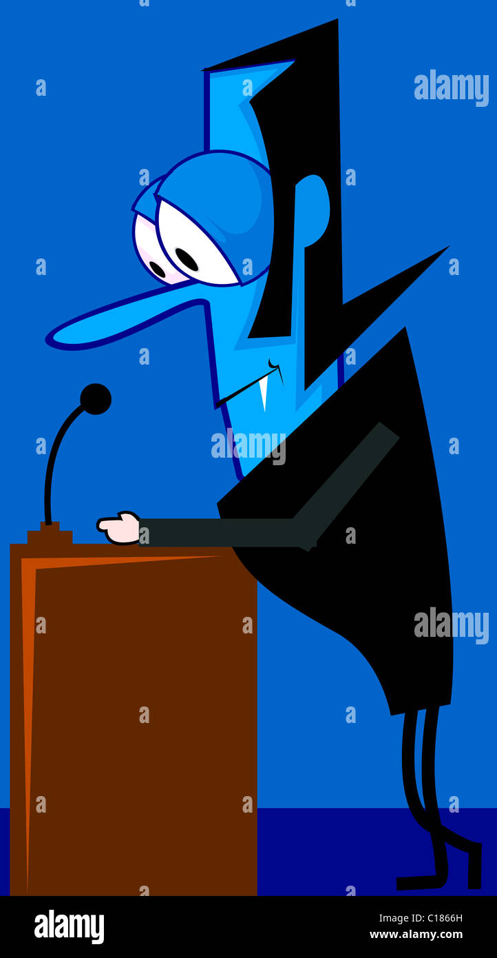 Man speaking cartoon hi-res stock photography and images - Alamy