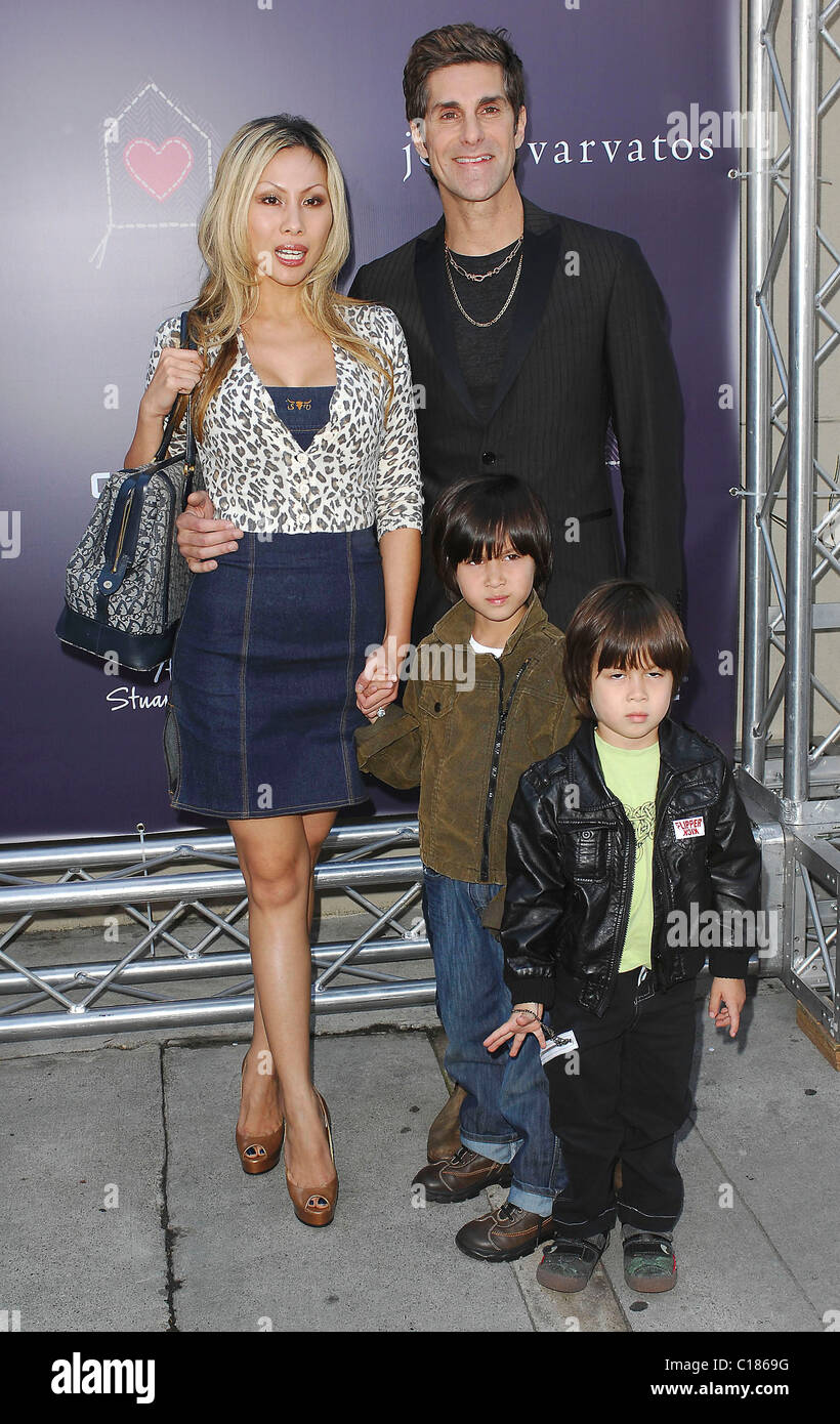 Perry Farrell and family, 7th Annual Stuart House Benefit held at John ...