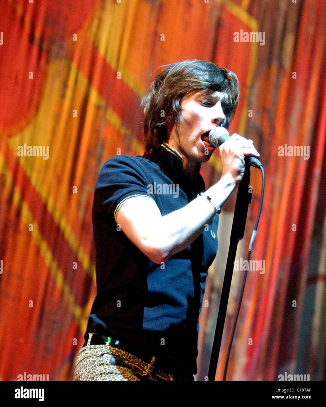 Ray Gun performing live on stage supporting Pink on her Funhouse Tour ...