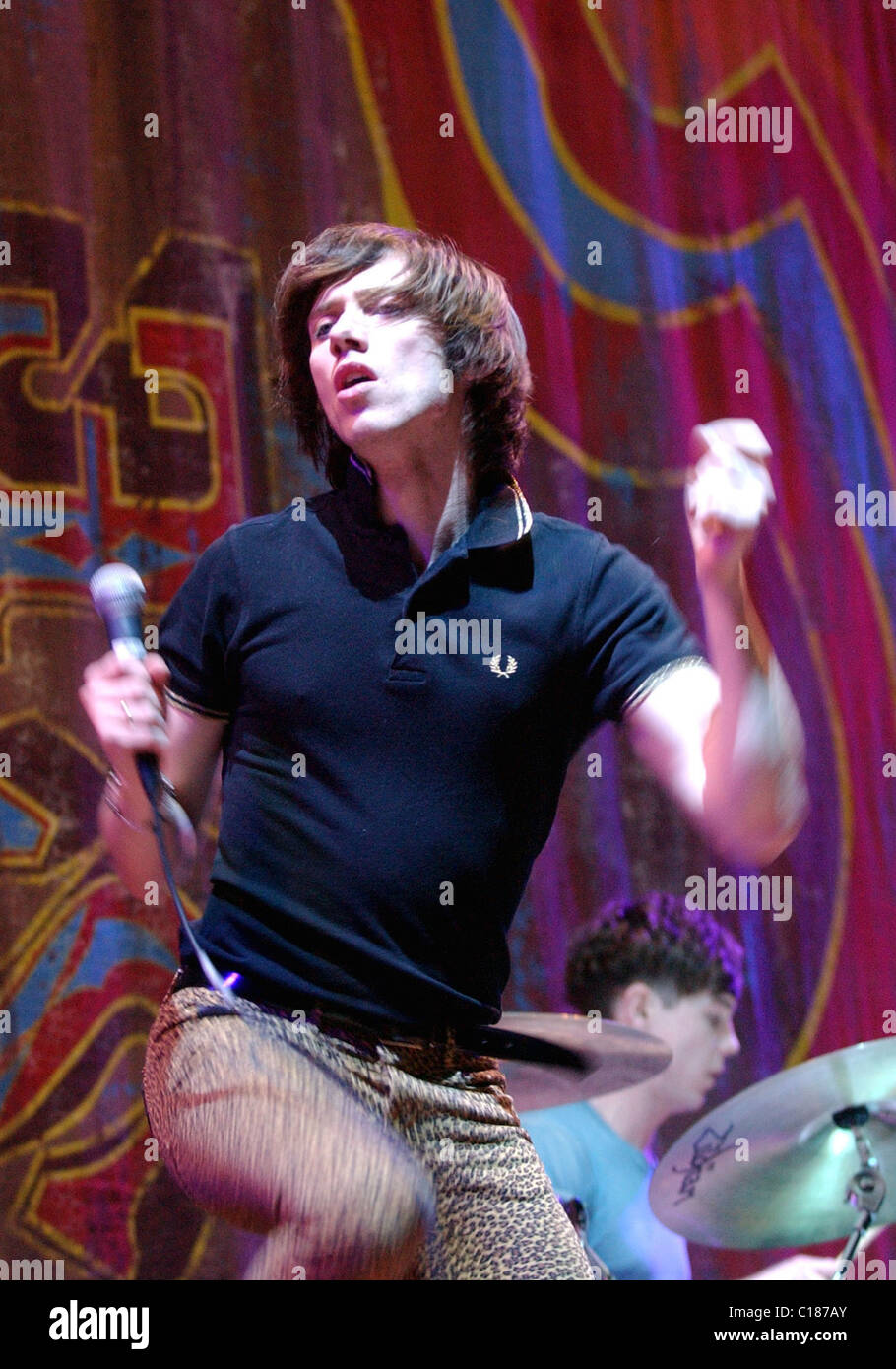 Ray Gun performing live on stage supporting Pink on her Funhouse Tour ...