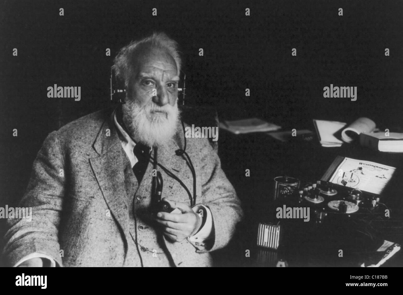 Alexander graham bell first telephone hi-res stock photography and images - Alamy