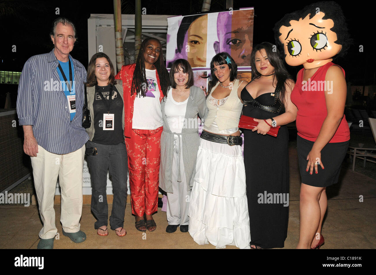 Stephen Keep Mills, Rebbecca E. Bozz, WIFF founder Yvonne Lyons, WIFF ...