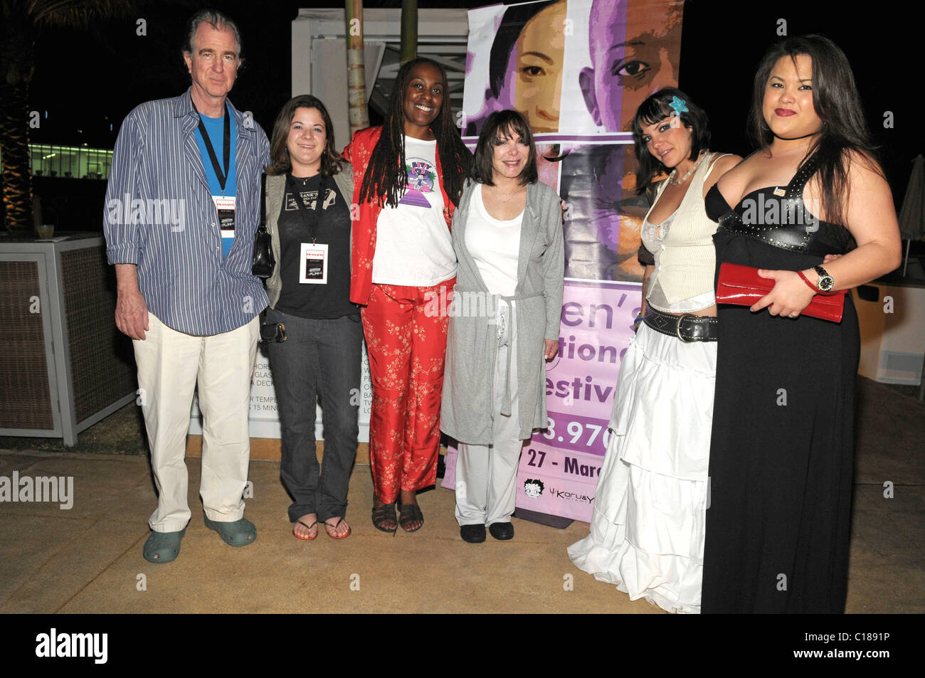 Stephen Keep Mills, Rebbecca E. Bozz, WIFF founder Yvonne Lyons, WIFF ...
