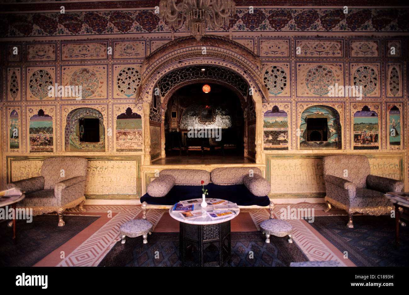 Samode palace hi-res stock photography and images - Alamy