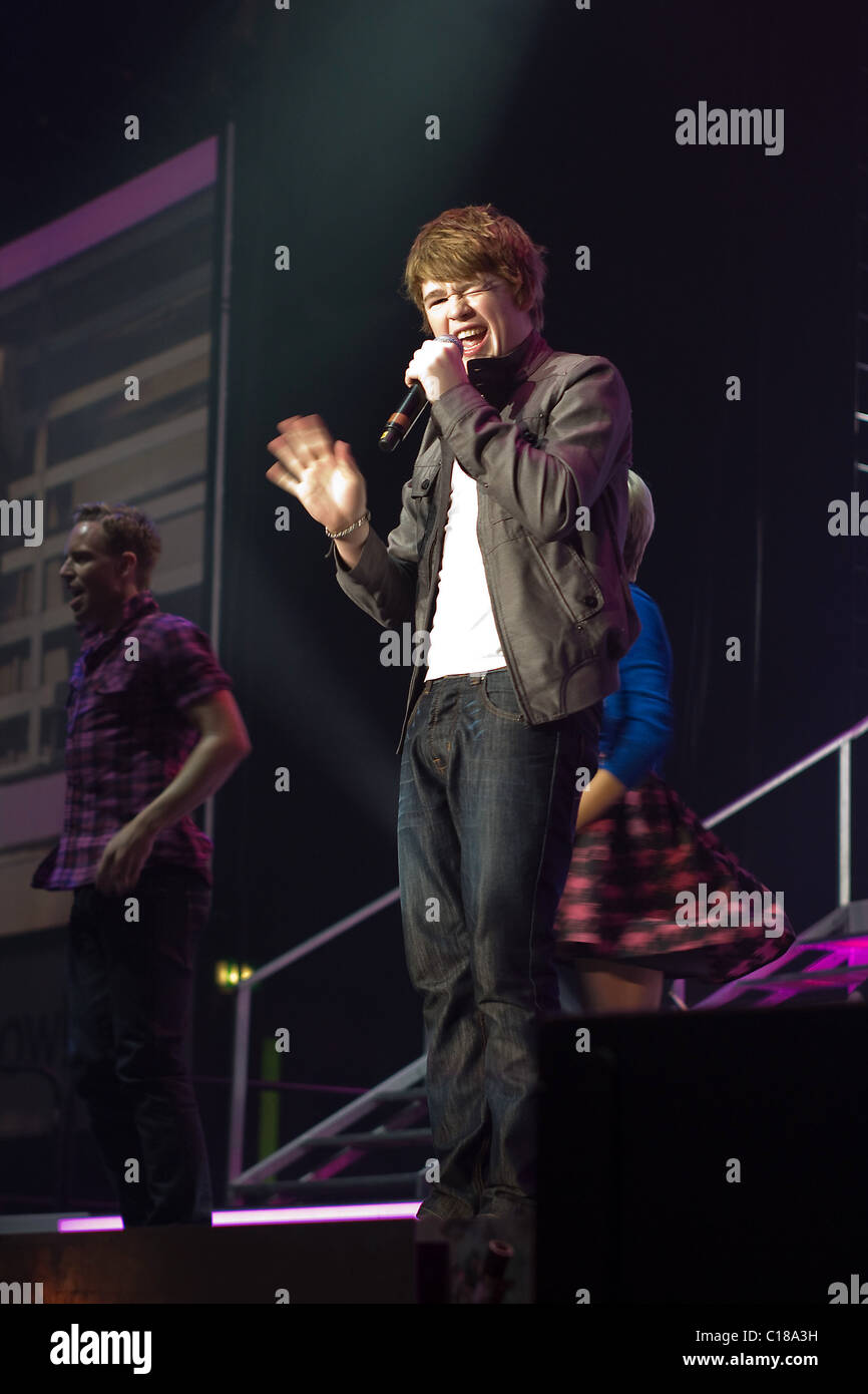 Eoghan Quigg, X Factor Live Tour at Wembley Arena London, England - 01. ...