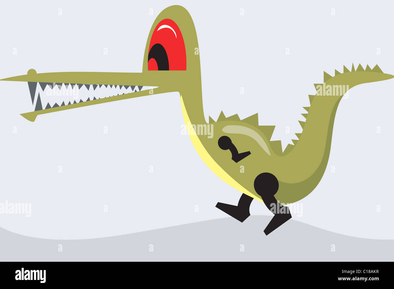 Walking crocodile hi-res stock photography and images - Alamy