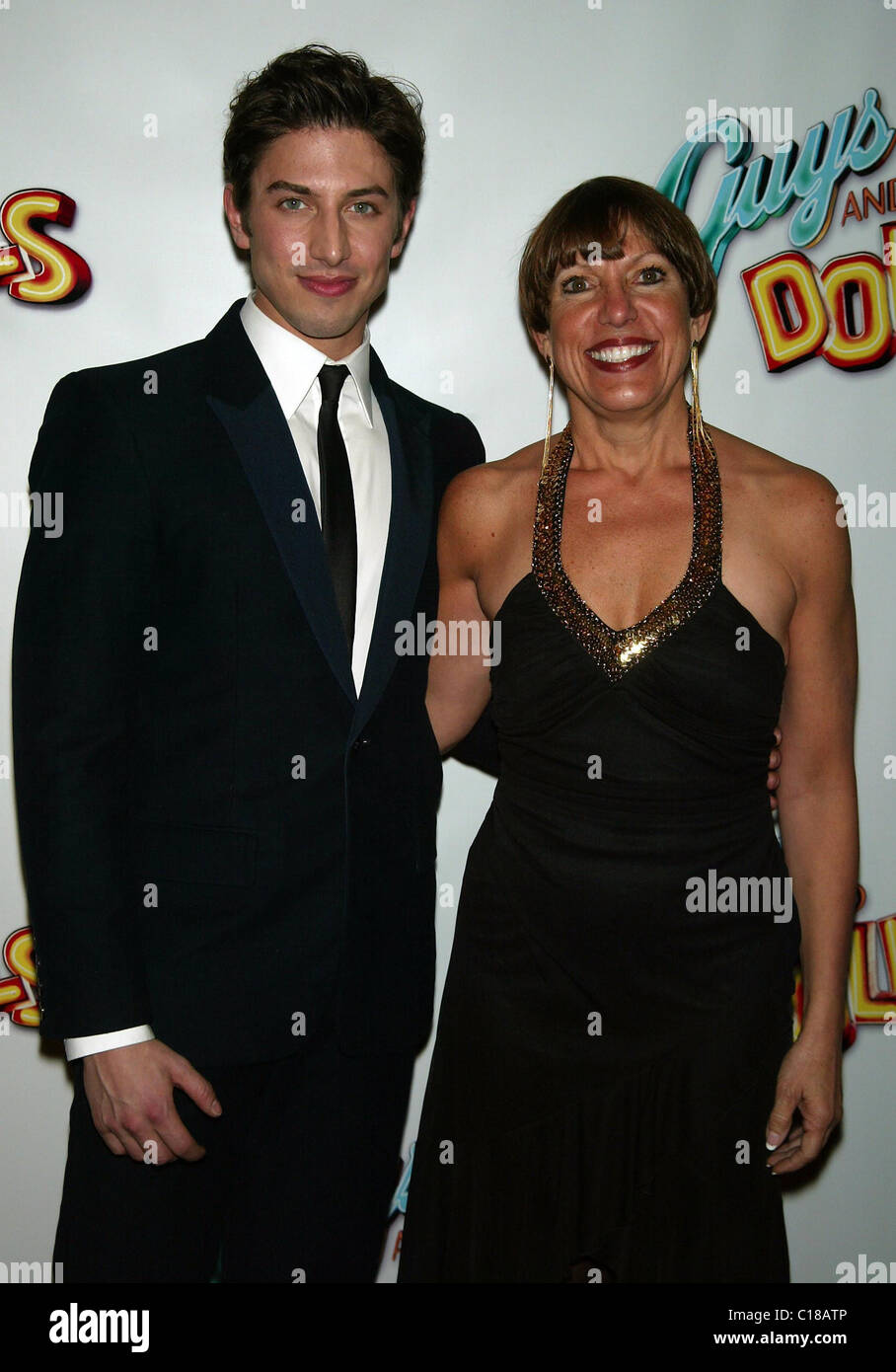 Nick Adams and his mother Janet Opening Night After Party for 'Guys and ...