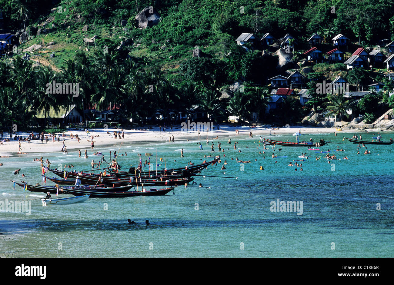 Thailand, Samui Islands archipelago, Full Moon Party on Koh Pha-Ngan ...