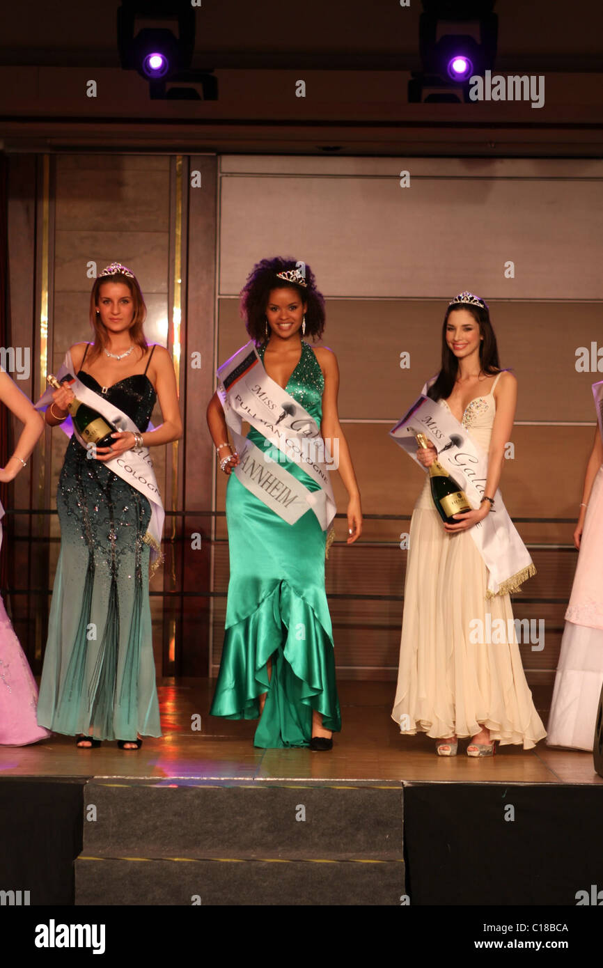 Winner Ashley Perez Miss Galaxy beauty pageant at Pullman Hotel Cologne ...