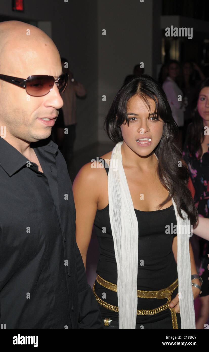 Vin Diesel and Michelle Rodriguez Celebrate the release of "Fast ...