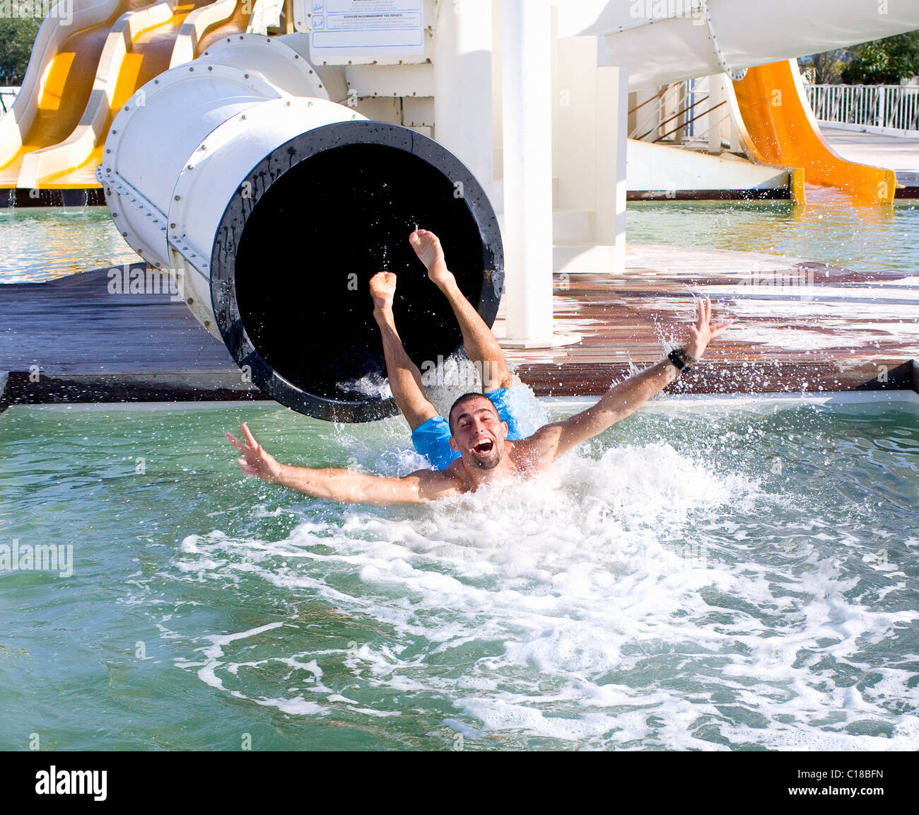 Falling into pool hi-res stock photography and images - Alamy