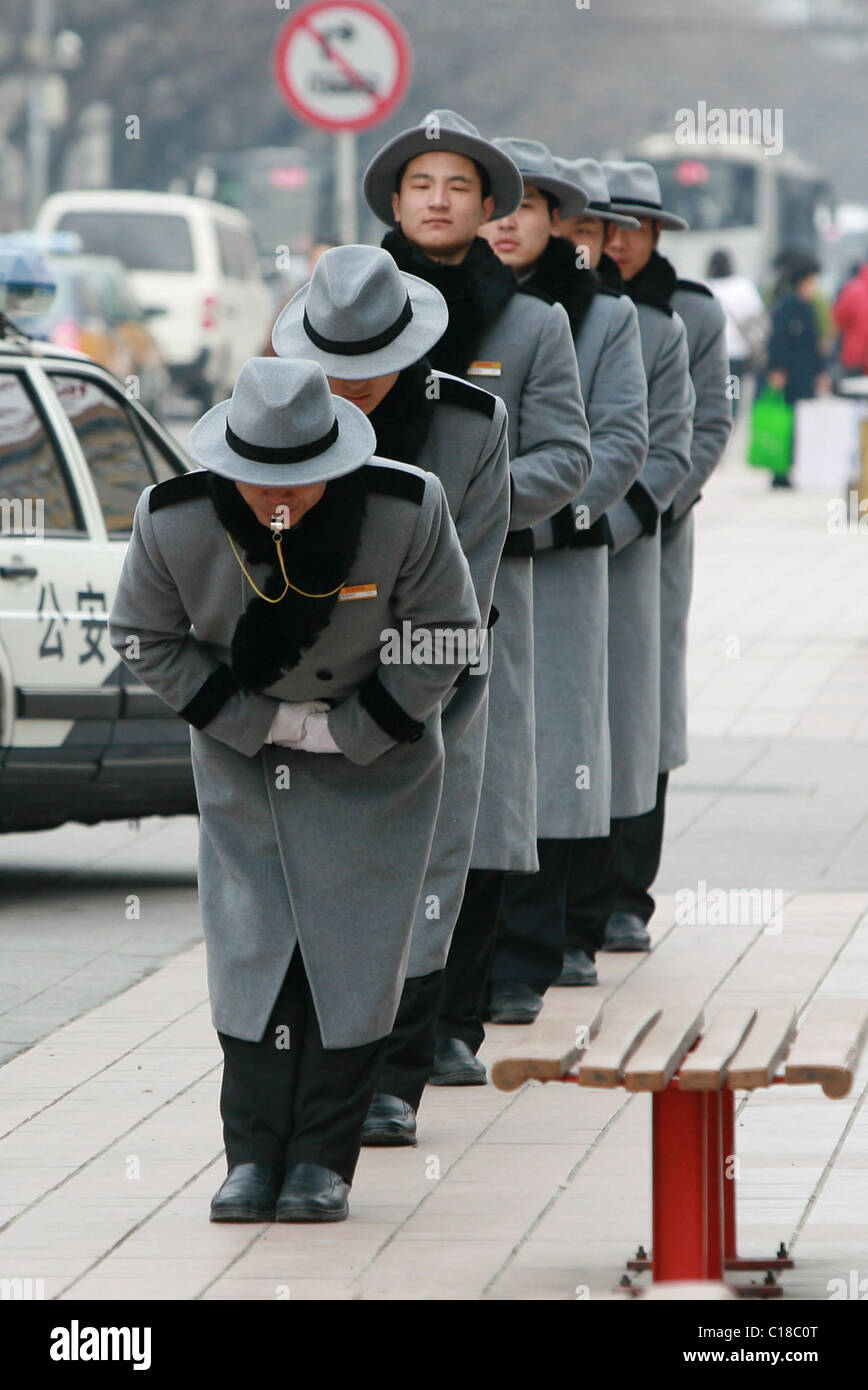 Store workers get lessons in etiquette Shop workers in Beijing, China ...