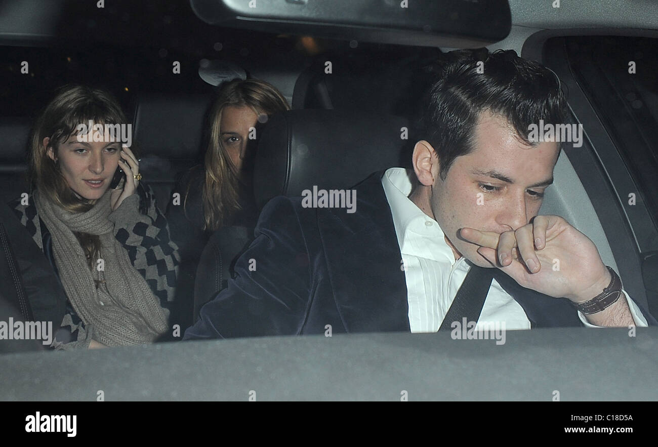 Mark Ronson enjoys a night out at The New Evaristo Club in Soho, with ...