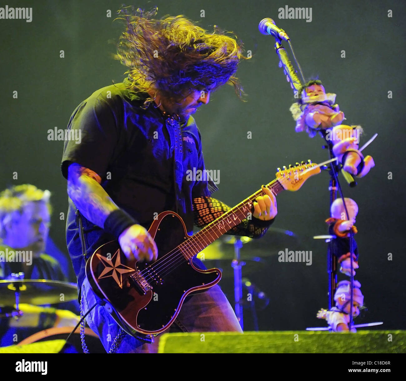 Shaun Morgan Seether performing live on stage at The Air Canada Centre ...