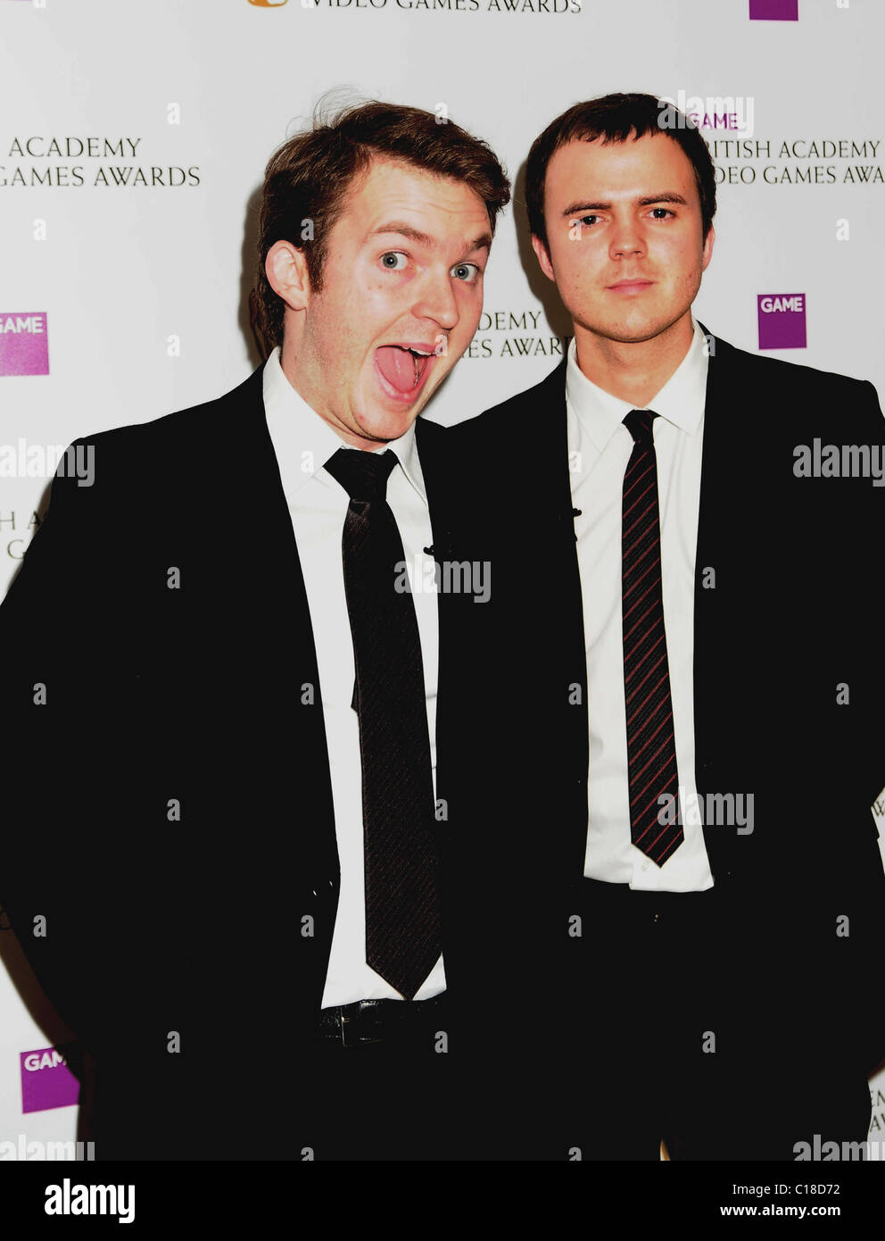 Hollyoaks Matt Littler and Darren Jon-Jeffries (right), British Academy ...