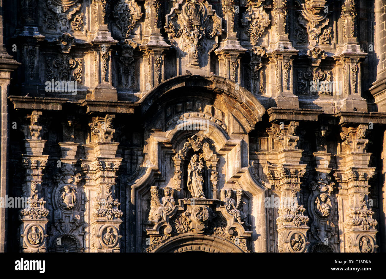 Mexico, Federal District, Mexico City, the zocalo, details of the ...