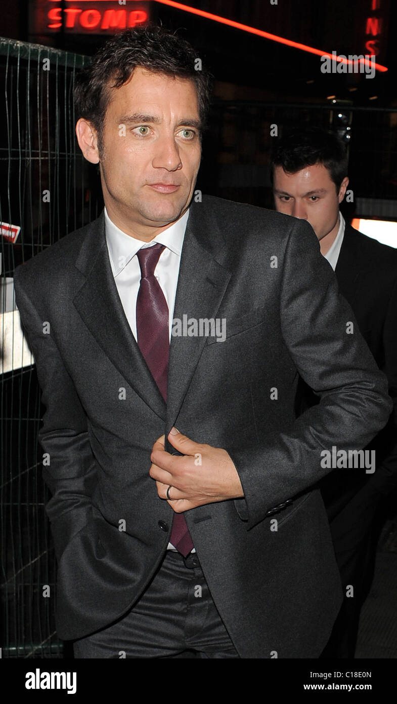 Clive Owen arriving at The Ivy Club London, England - 10.03.09 Will ...