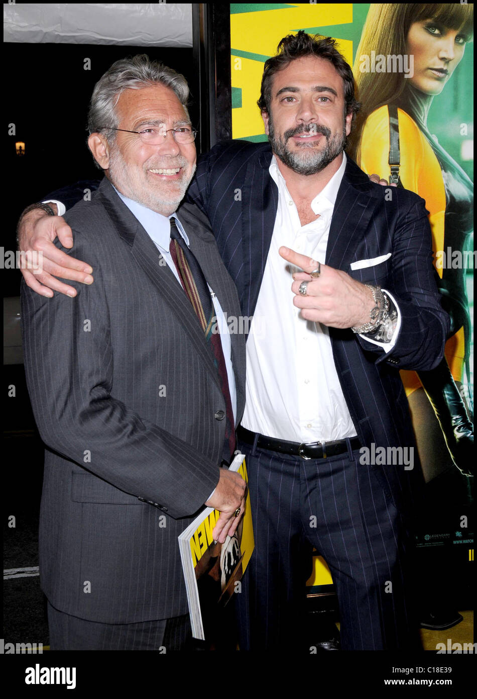 Jeffrey Dean Morgan and father Los Angeles premiere of 'Watchmen' held ...