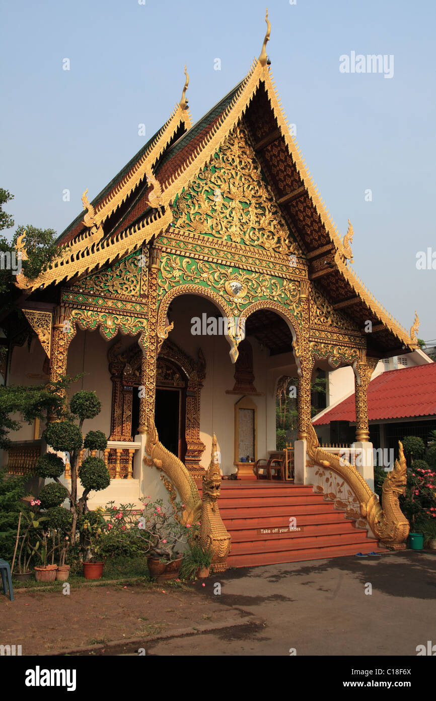 Wat Chiang Man at Chiang Mai in Thailand Stock Photo - Alamy