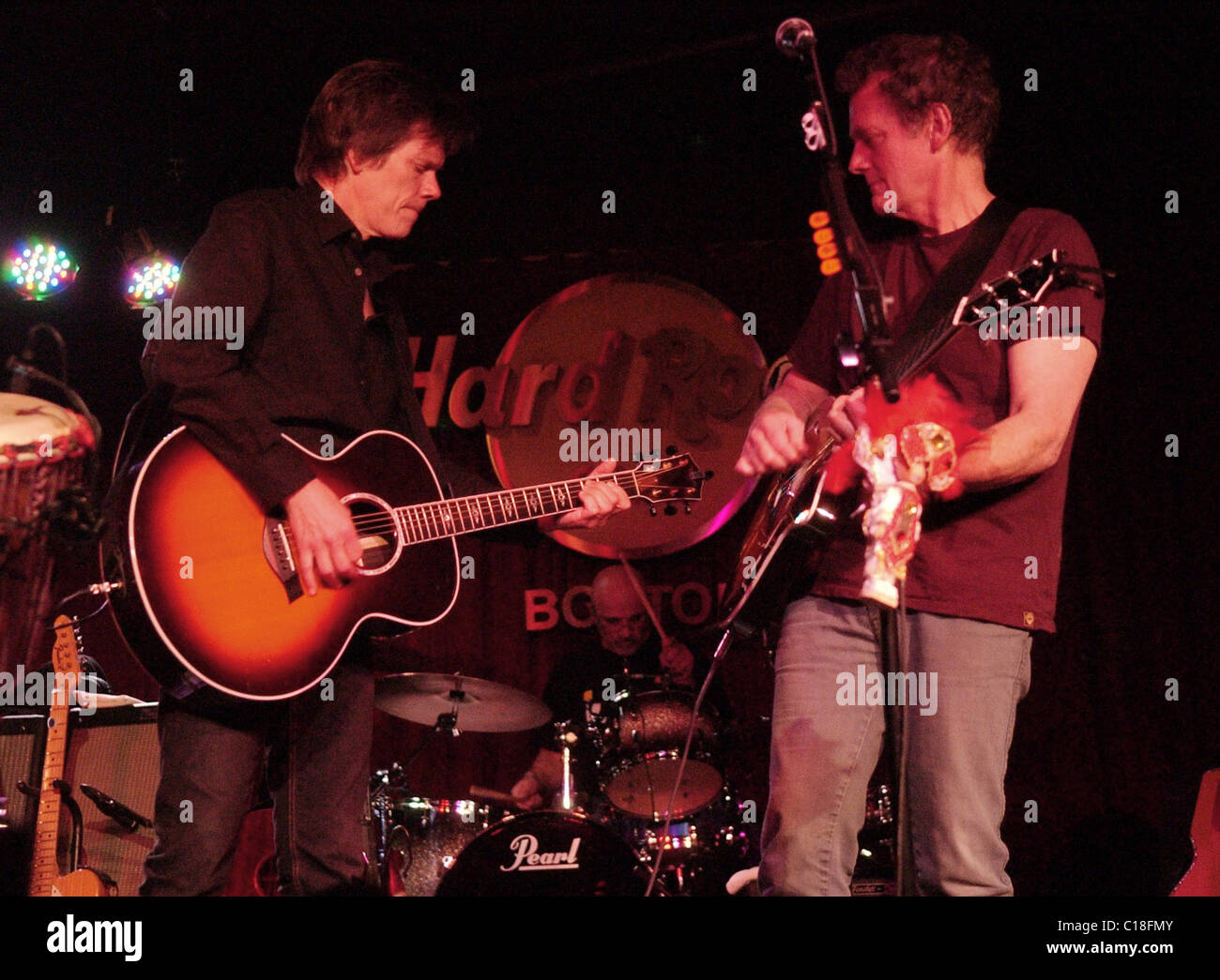 The Bacon Brothers performing at the Hard Rock Cafe with Kevin Bacon ...