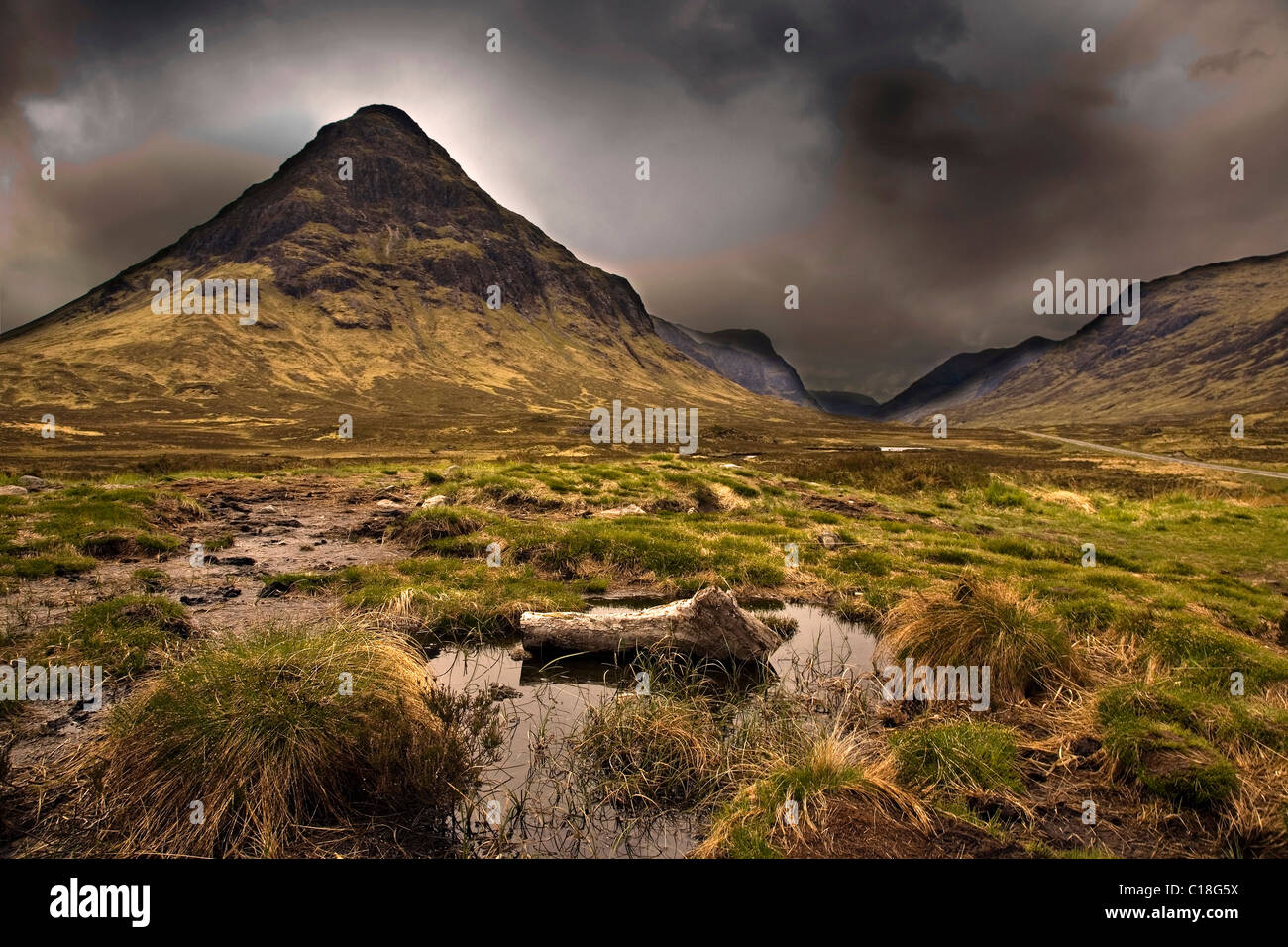 Scottish Highlands Landscape Stock Photo - Alamy