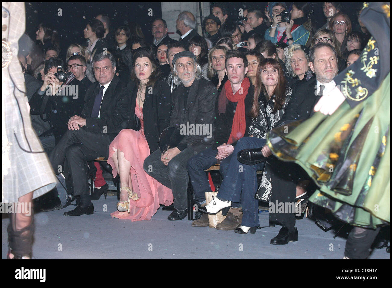 Sydney Toledano, Milla Jovovich, Victoria Abril and Harvey Weinstein ...