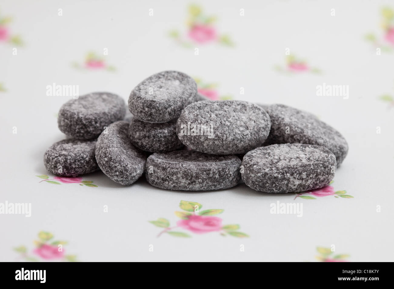 army and navy, &, sweets and candy on a paper background photographed ...