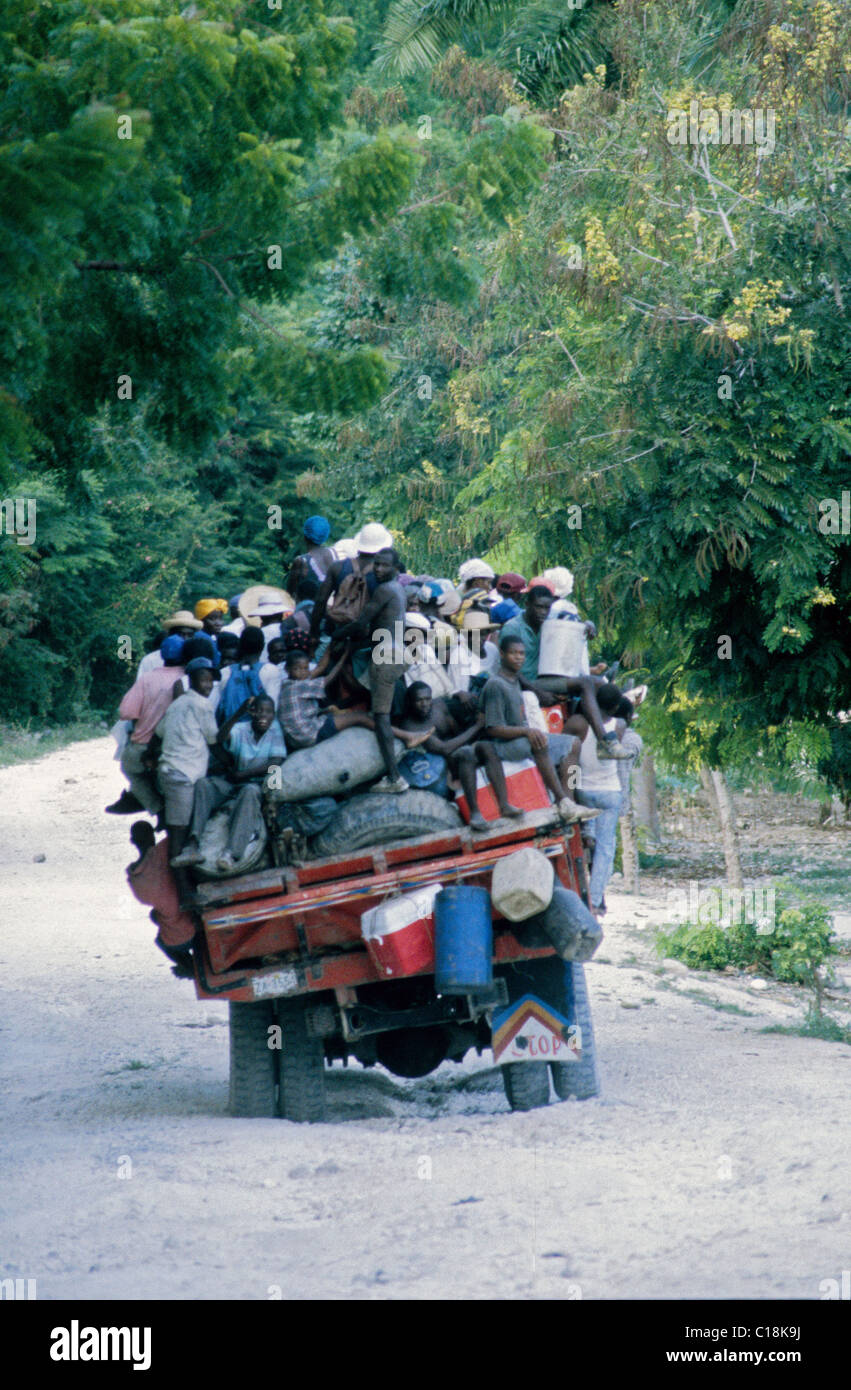 A truck used for public transport Jeremie, Haiti Stock Photo - Alamy