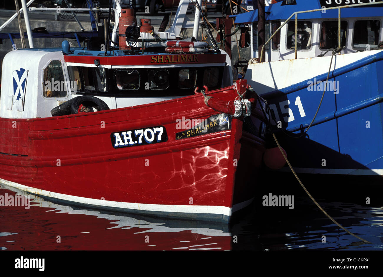United Kingdom, Scotland, Fife peninsula, the little port of Pittenweem ...