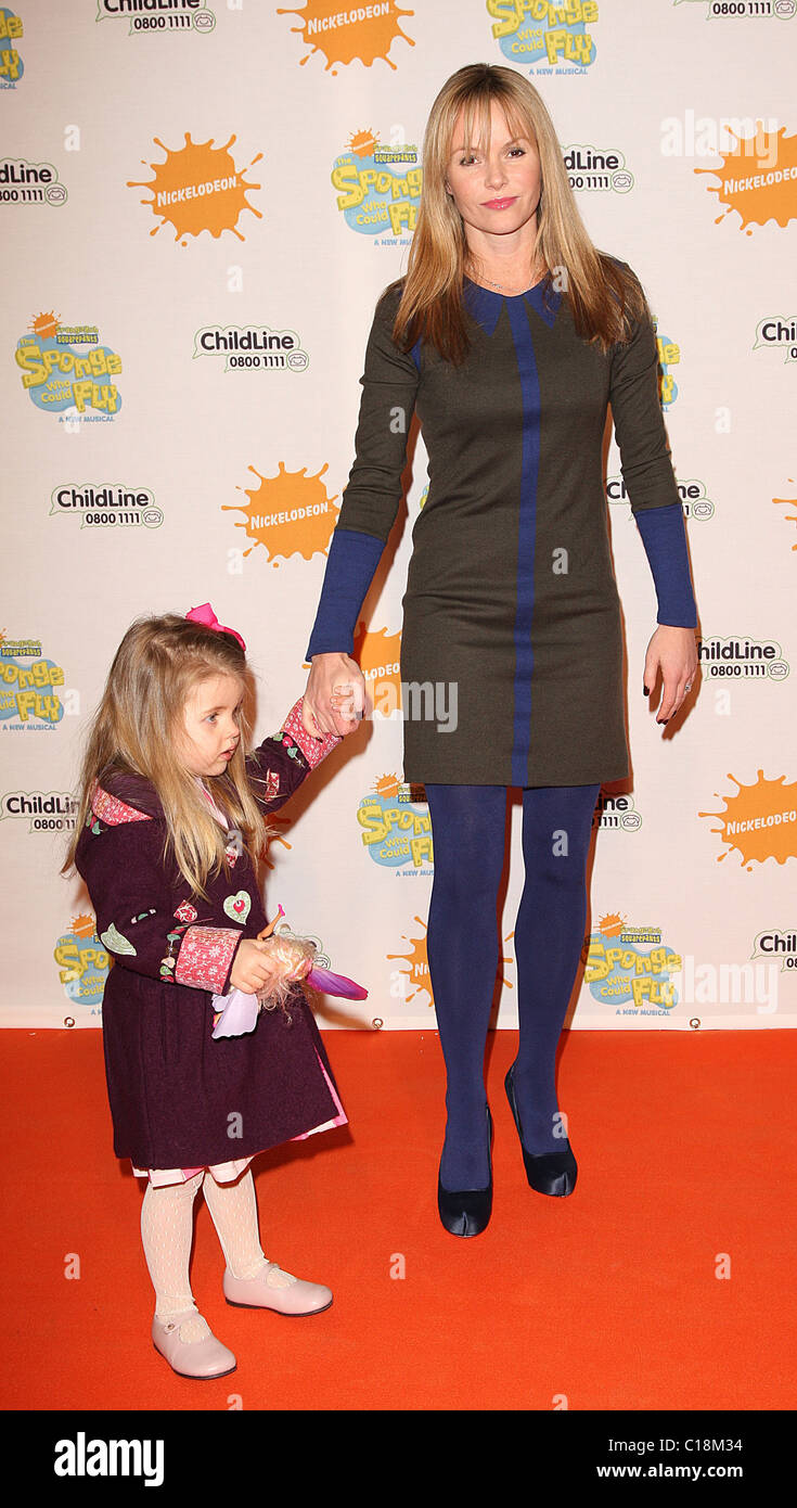 Amanda Holden with her daughter Alexa New musical 'Spongebob ...
