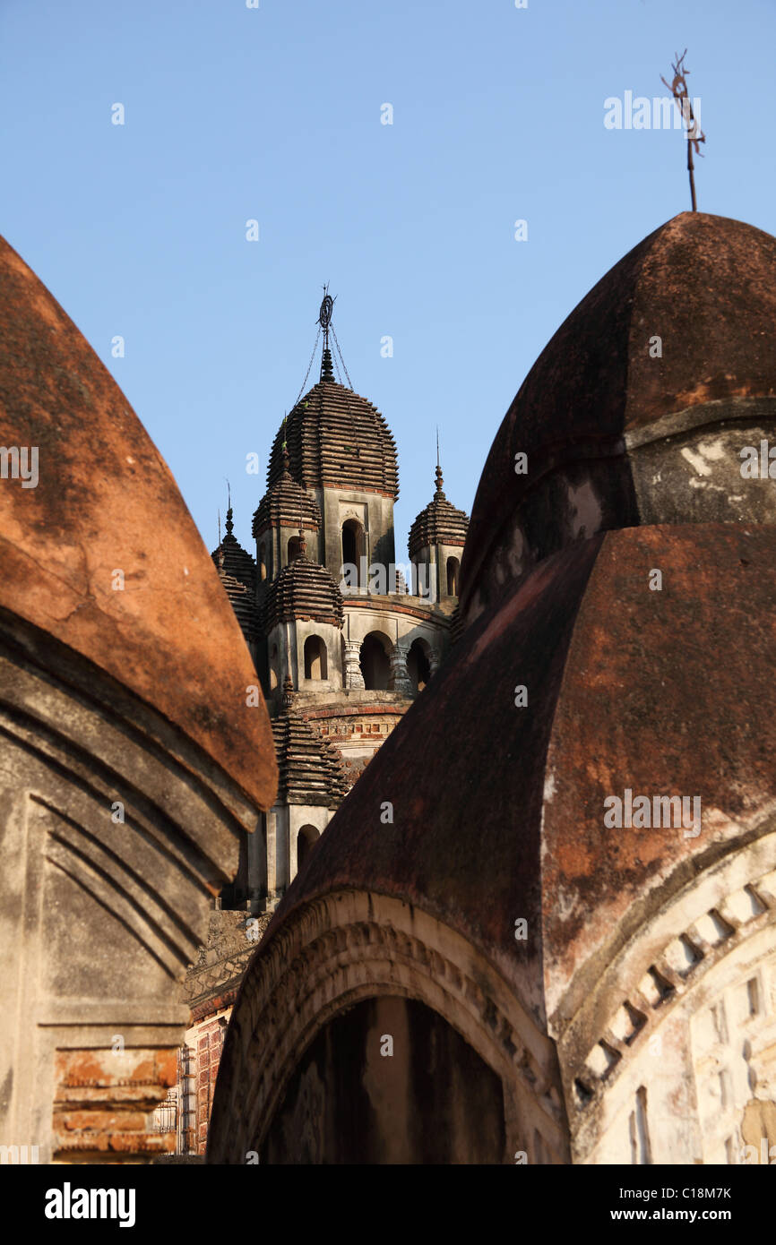 Terracotta Temple in Kalna, India. Lalji Temple Stock Photo - Alamy