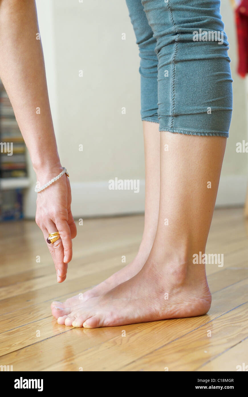 Touch Your Toes High Resolution Stock Photography and Images - Alamy