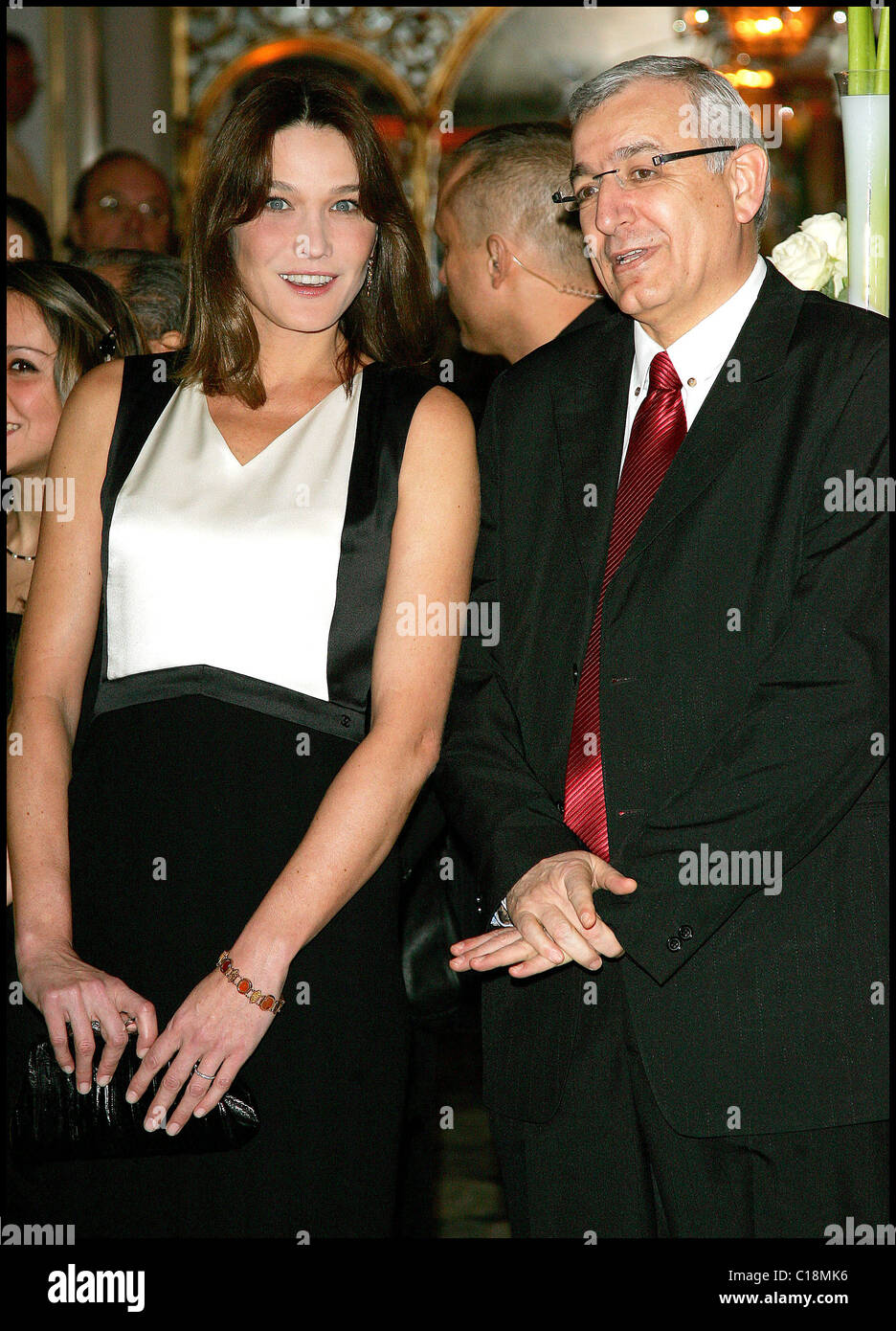 Carla Bruni-Sarkozy and Professor Shlomo Mor-Yosef Reception of the ...