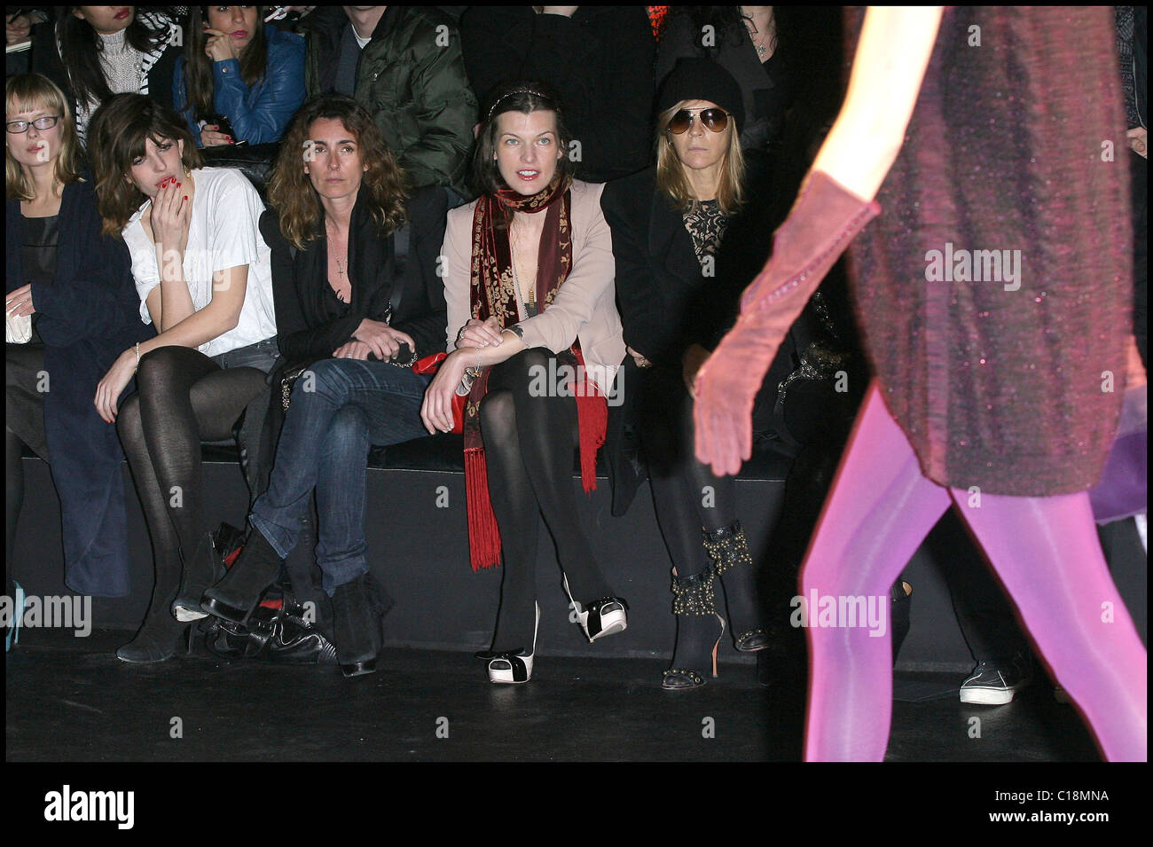 Lou Dillon, Mademoiselle Agnes and Milla Jovovich Nina Ricci Fashion ...