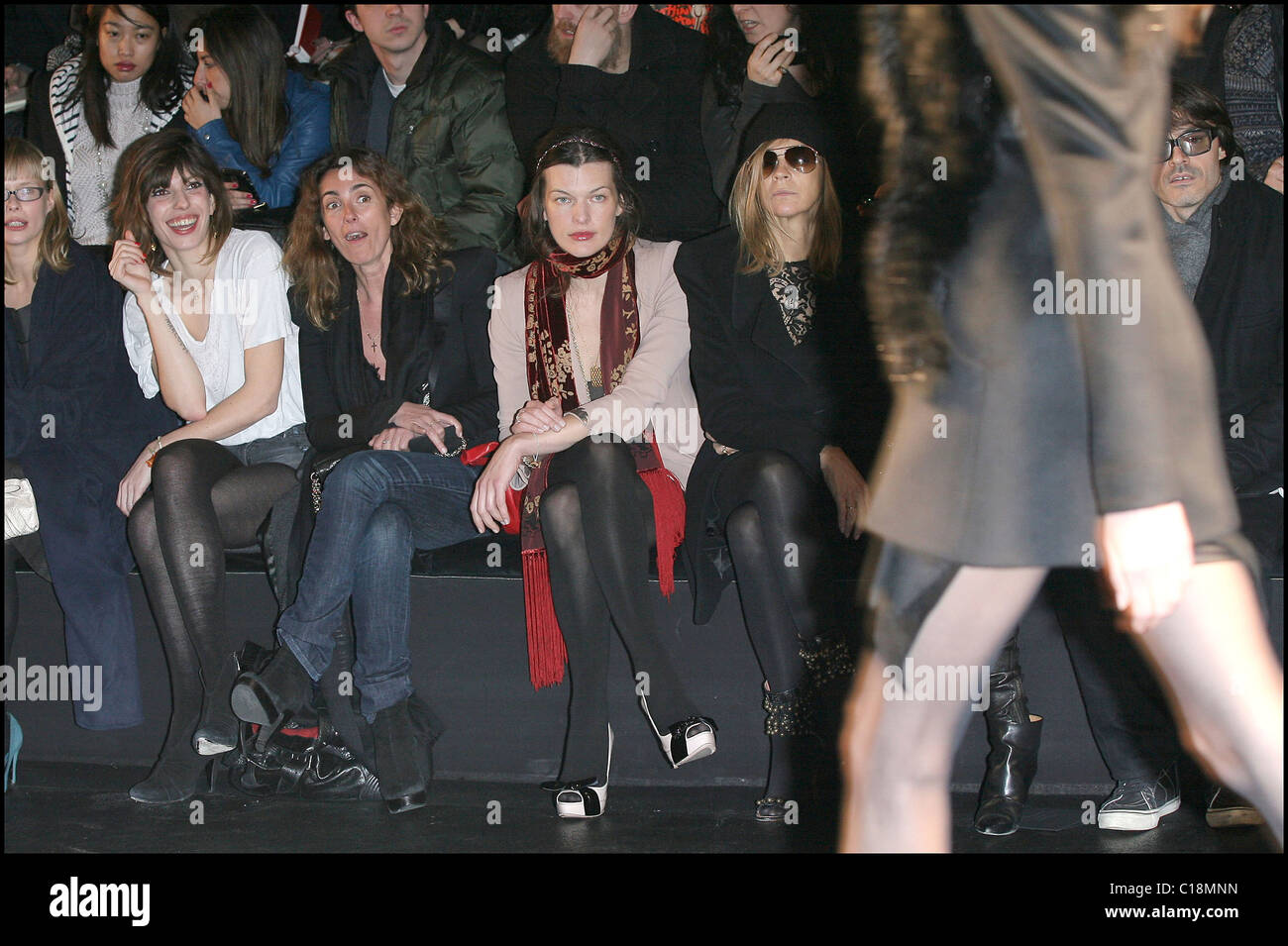 Lou Dillon, Mademoiselle Agnes and Milla Jovovich Nina Ricci Fashion ...