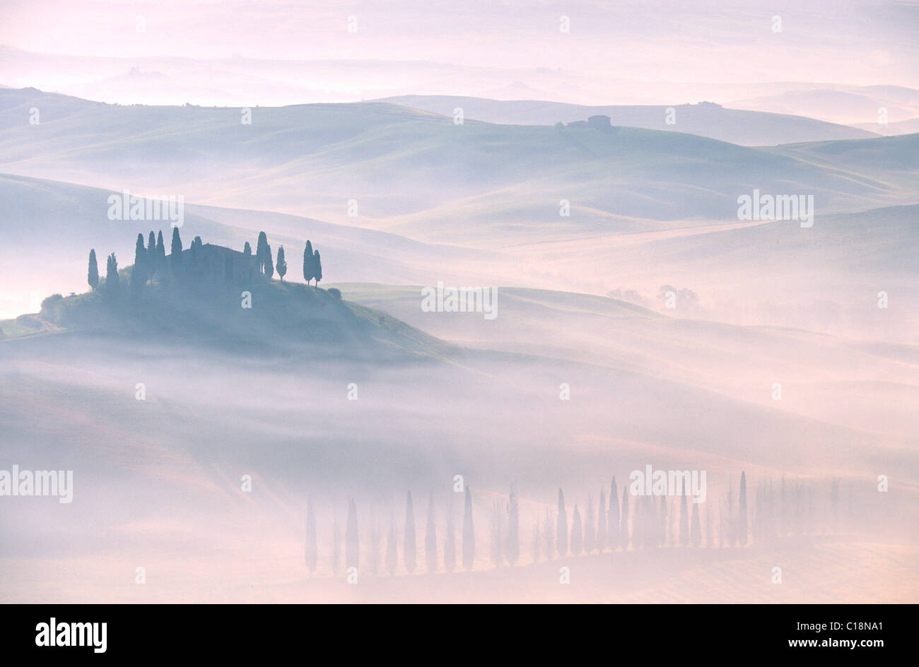 Landscape from the south of siena hi-res stock photography and images ...